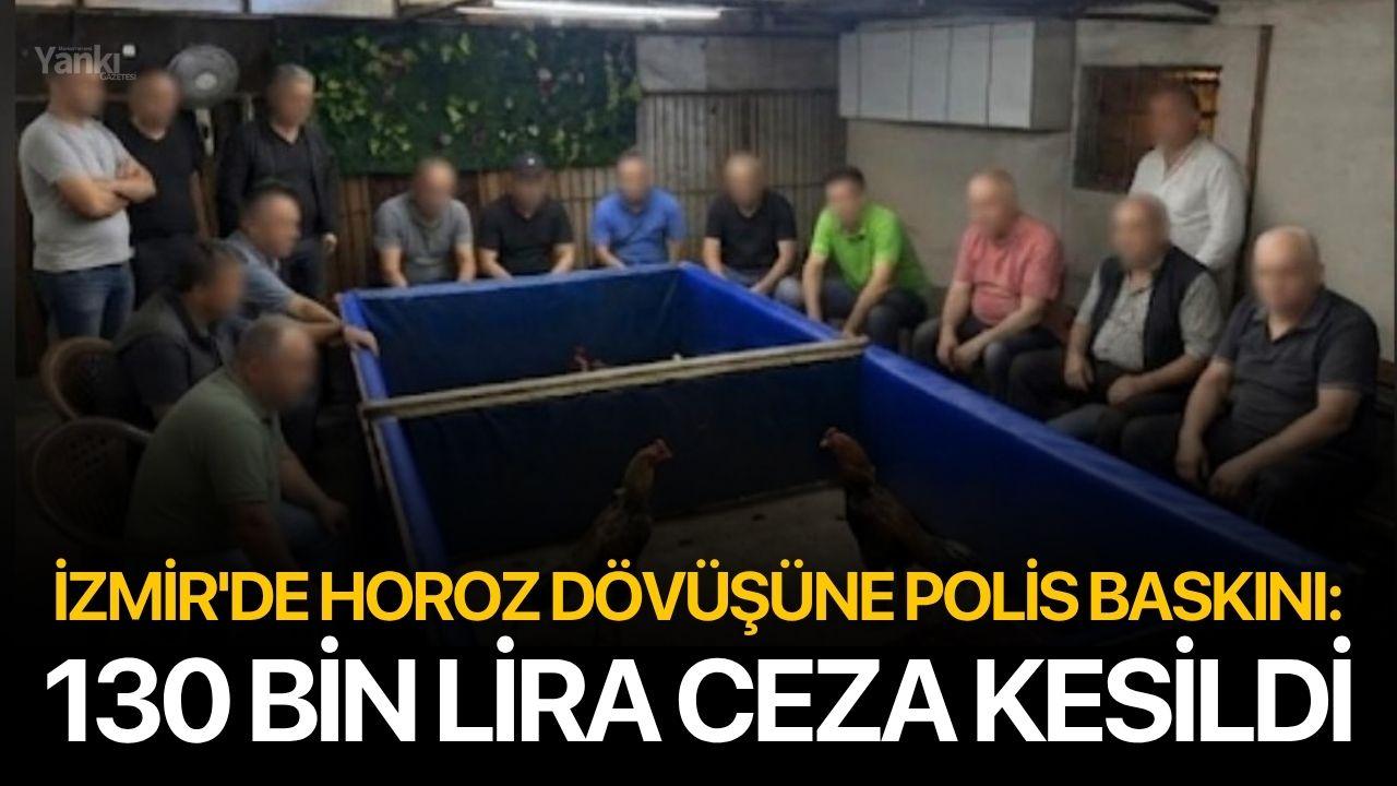 İzmir'de Horoz Dövüşüne Polis Baskını:130 bin lira ceza kesildi ...